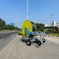 China High Efficiency Electric Hose Reel Irrigation Machine for Farmland Watering Irrigation for sale