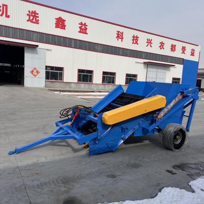 China Heavy-Duty Tractor-Powered Stone Picker with Hydraulic Discharge for Farmland and Orchard for sale