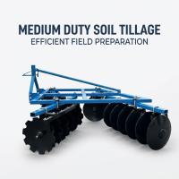 China Tractor Mounted Disc Harrow with Notched & Plain Disc Combination for Heavy Soil and 3000-3800 mm Working Width for sale