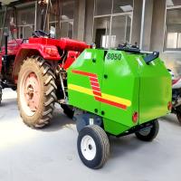China High Efficiency Tractor Driven Mini Round Hay Baler for Agricultural Farm for sale