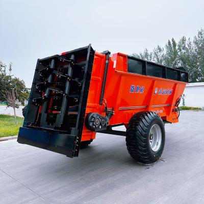 China Durable Hydraulic Gate Double Vertical Auger Manure Spreader for Efficient Fertilizer Distribution for sale
