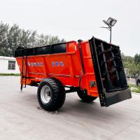 China Durable Hydraulic Gate Double Vertical Auger Manure Spreader for Efficient Fertilizer Distribution for sale