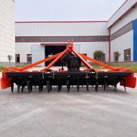 China Wear Resistant Power Harrow Reinforced Rotary Harrow Hard Soil Cultivating Farm Implement for sale