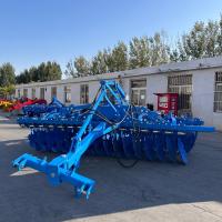 China Stubble Disc Harrow Notched Blade Tractor Pulled 7.5 Meter Width for Broadacre Residue Management for sale