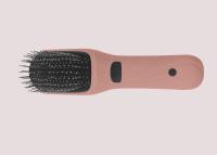 China Prevent Hair Loss Pink 20CM 110g Ionic Hair Brush for sale