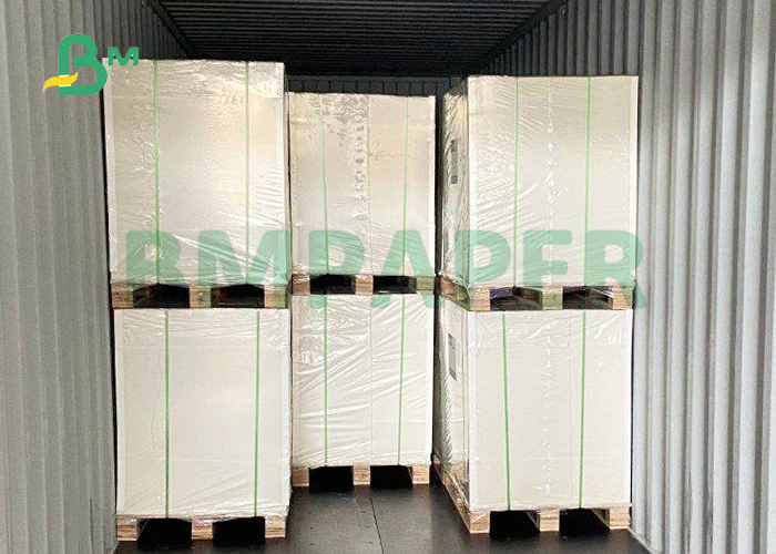 High Bulk Thickness 1.5MM 2MM Both Sided White Laminated Cardstock Paper
