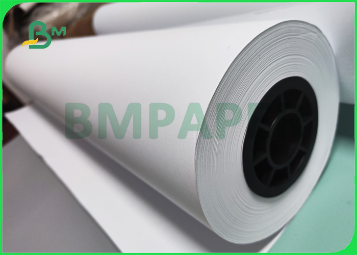 100m A0 20# Bond Paper Roll For CAD Plotter Printer Excellent Ink Absorption
