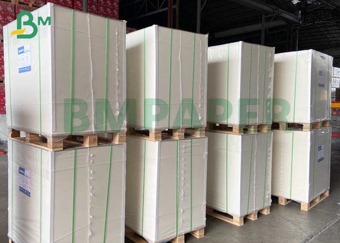 Double-sided white cardboard