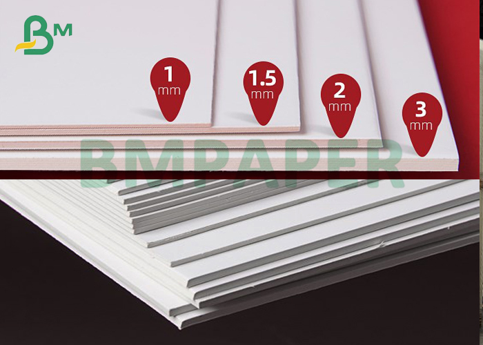 Double side white cardboard