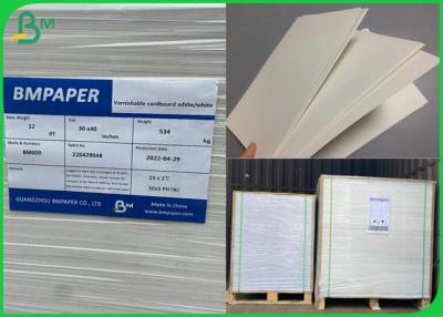 China 12PT 14PT 16PT Varnishable Cardboard White / White For Pharmaceutical Uses for sale