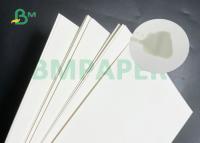 China 0.7mm 0.9mm Long Grain White Bleached Beer Mat Board For Paper Coaster for sale
