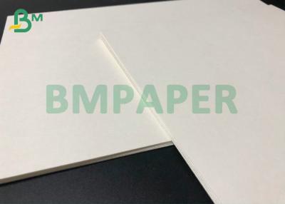 China 420 * 620mm 0.6mm 0.7mm Long Grain Bleached White Coaster Board Absorbent Board for sale