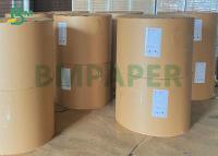 China High Tensile Strength Dark Brown Color Extensible Kraft Paper Roll With 102cm Width for sale