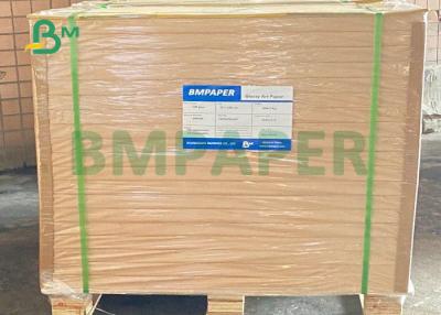 China High Glossy 120g 150g Both Sided Coated Couche Paper For Printing Booklets for sale