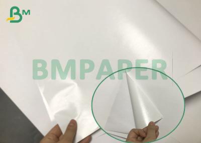 China 80gsm 100gsm Semi Gloss Self Adhesive Sticker Paper Sheets 20 * 30 inch for sale