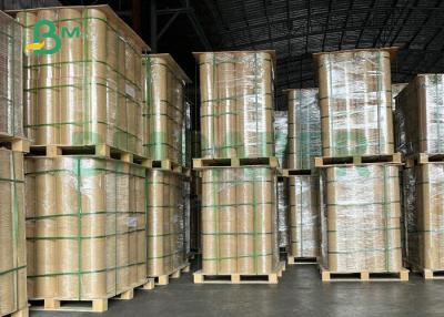 China 70gsm 80gsm Semi Extensible Cement Kraft Paper For Packaging Cement for sale