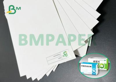 China 270gsm 325gsm High Bulk Laminated Coated White Cardboard For Pharmaceutical Boxes for sale