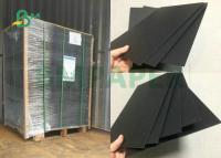 China Solid Black 65 x 100cm 1mm 2.0mm 3.0mm Sheet Black Cardboard For Mounted Used for sale
