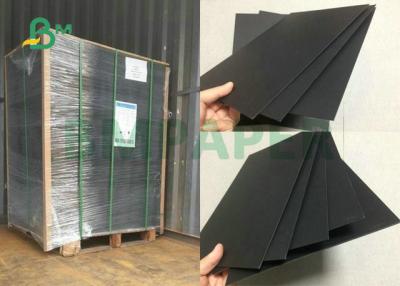 China Solid Black 65 x 100cm 1mm 2.0mm 3.0mm Sheet Black Cardboard For Mounted Used for sale