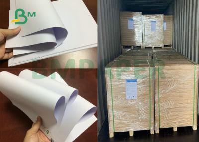 China 548mm 70Gsm 80Gsm 90gsm White Uncoated Paper Roll For Product Manual Printing for sale