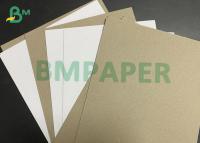China 700gsm C1S Duplex Cardboard White Coated With Grey Back Planks for sale