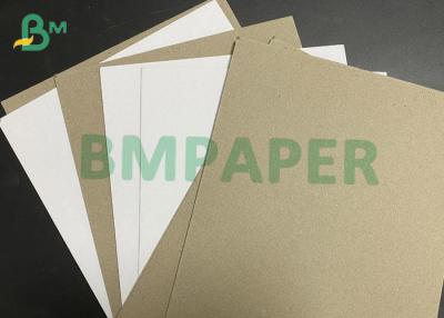 China 700gsm C1S Duplex Cardboard White Coated With Grey Back Planks for sale