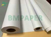 China High Brightness 24lb 28lb Coated CAD Plotter Paper 36''  x 300ft White Bond Roll for sale