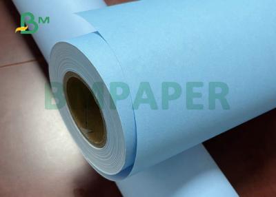 China 2'' Core 80GSM Single Side Blueprinting Paper 508mm Width For CAD Drawing for sale