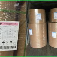China FDA Single PE Coated Brown Kraft Paper Smooth And Glossy For Coffee Cups for sale