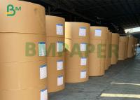 China Natural Kraft Paper Sandwich Wrapping Paper Roll With One Side Glossy for sale