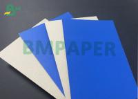 China 1.4mm Thick Board Paper One Side Blue One Side Grey Laminated Cardboard for sale