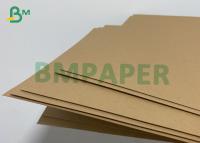 China 400gsm High Stiffness Kraft Cardboard Double Sided Brown Red Paper For Packaging Boxes for sale