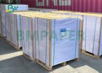 China 60gsm Super White Uncoated Woodfree Paper For School Exercise Books 23 x 35'' for sale
