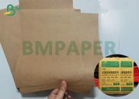China High Tensile Virgin Fibres 70grs 80grs Unbleached Cement Sack Kraft Paper Reels for sale