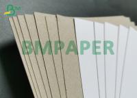 China One Side Coated White Top Gray Back 500gsm High Thickness Duplex Board for sale
