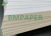 China One Side Coated White Top Gray Back 500gsm High Thickness Duplex Board for sale