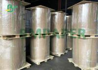 China 80# 100# C2S Text High White Silk Finish Glossy Coated Paper In Roll for sale
