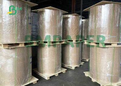 China 80# 100# C2S Text High White Silk Finish Glossy Coated Paper In Roll for sale