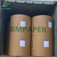 China 70gsm 80gsm 90gsm virgen Extensible Brown Cement Kraft Paper Strong Burst Resistance for sale