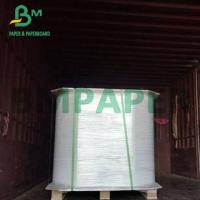 China White Straw Tipping Wrapping Kraft Paper 24gsm 28gsm Packing Papel Roll for sale
