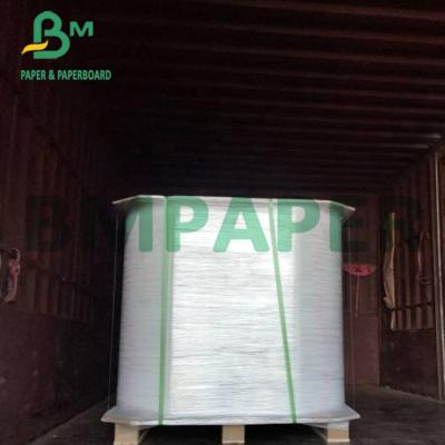China White Straw Tipping Wrapping Kraft Paper 24gsm 28gsm Packing Papel Roll for sale