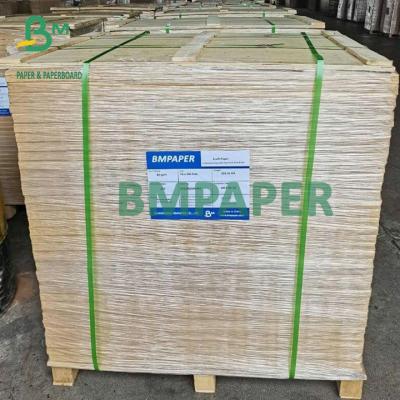 China Extensible Bag Paper Brown 70GSM 75GSM 80GSM For Chemical Product Packaging for sale