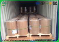 China Double Sides Uncoated Jumbo Roll Paper 841mm 55gsm 60gsm 70gsm 80gsm For School Excercise for sale