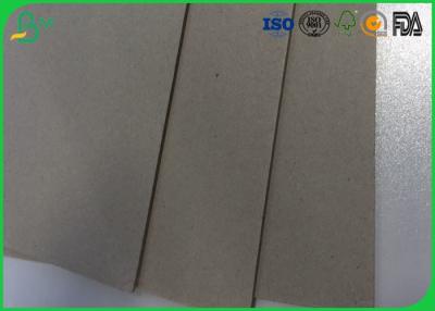 China 889 * 1194 mm Grey Cardboard Sheets , 250g 300g Two Sides Straw Board Paper For Core for sale