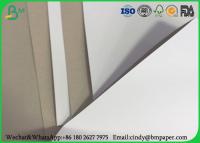 China 350g 450g Clay Coated Paper , White Duplex Board With Grey Back In Reel / Sheets for sale