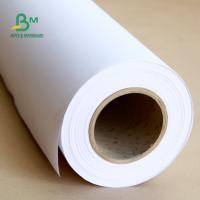 China Premium Coated Color Bond 28# Matte Finish White Paper Roll 24''x150ft for sale