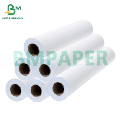 China 80grs Inkjet Roll Premium Bond Paper 36inch x 50 For Wide Format Printing for sale