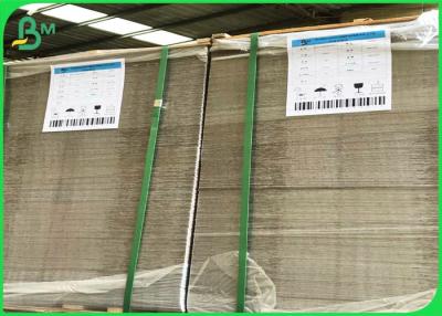 China 550gsm 600gsm 650gsm 1000gsm 1300gsm Grey Chipboard Paper Recycled Pulp Style for sale