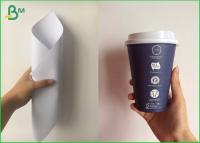 China One Side Coated Kraft Liner Paper Board , 200gsm 230gsm White Card Paper for sale