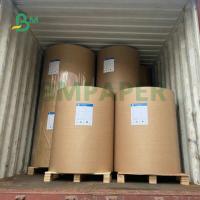 China 85cm 125cm 40gram 50gram 60gram Unbleached Craft Coil Roll For Document Bags Eco friendly for sale
